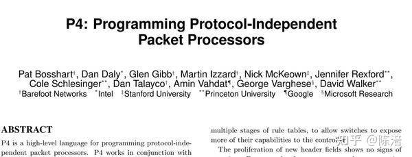 在IPU/DPU/SmartNIC中P4能成为主流吗？ - 知乎