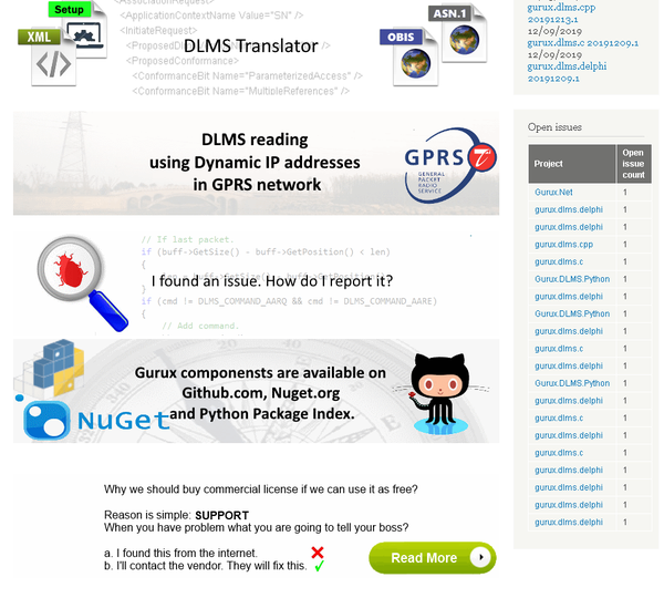 酷站推荐 - gurux.fi - Gurux | DLMS smart meters - 知乎