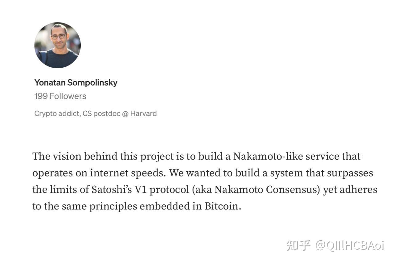 $kaspa 的创始人yonatan sompolinsky（缩写:YS）是satoshi nakamoto(缩写:SN)吗？ - 知乎