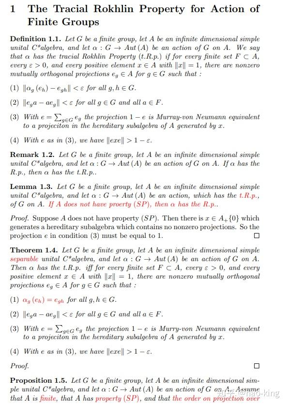 7.笔记 Tracial Rokhlin Property - 知乎