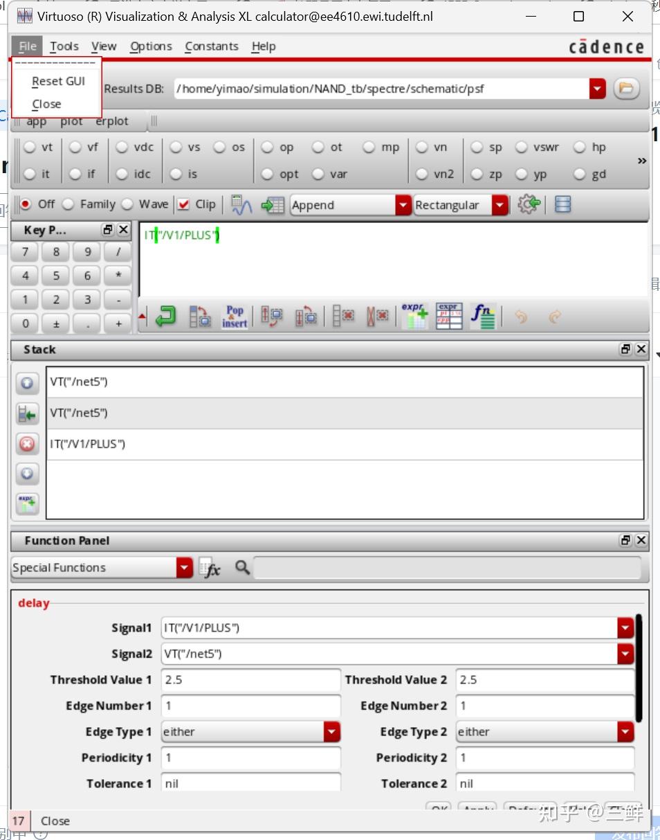 cadence calculator function panel不小心关掉了怎么恢复？ - 知乎