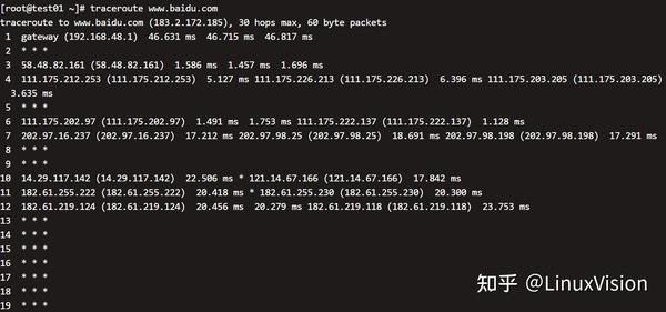 网络诊断工具traceroute/tracert - 知乎