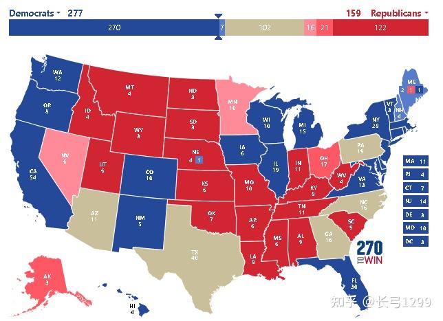 2024 Presidential Election Interactive Map - 知乎