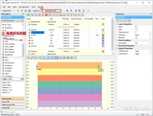 TechWiz LCD 2D应用：单畴IPS仿真 - 知乎