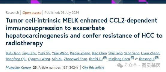 Mol Cancer | 我国科学家发现MELK在肝癌中的多重关键作用与治疗潜力 - 知乎