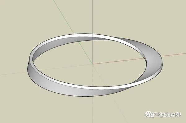 史上最快？莫比乌斯环被SU狠狠拿捏了 - 知乎