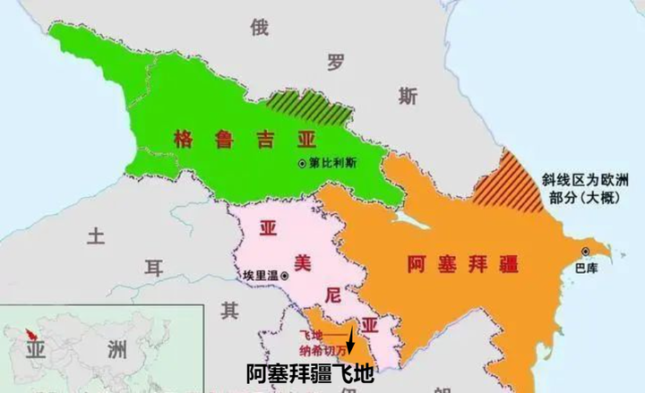 阿塞拜疆国土，为什么被亚美尼亚一分为二？ - 知乎