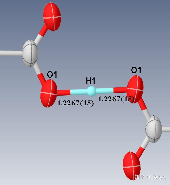 晶体结构中羧基之间的O-H-O氢键及其处理 - 知乎