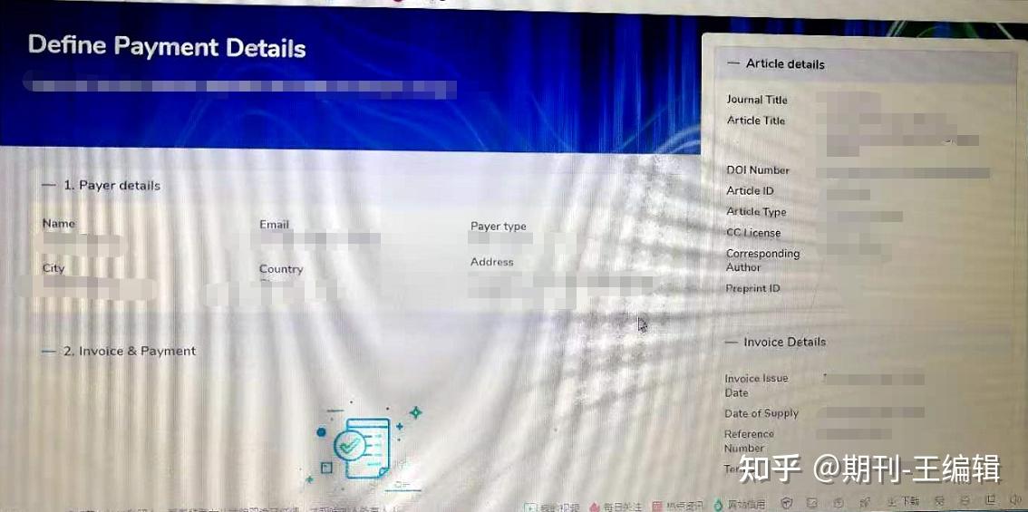 爱思唯尔期刊版面费的发票invoice如何获取？ - 知乎