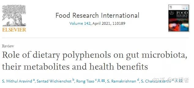 FOOD RES INT综述：膳食多酚在肠道微生物及其代谢物和促进健康中的作用 - 知乎
