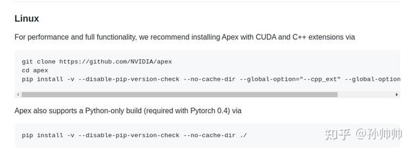 Pytorch1.8-cu111安装apex，解决from apex import amp,找不到amp问题 - 知乎