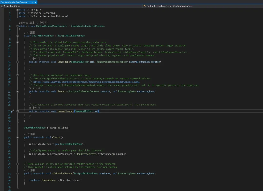 URP系列教程 | 如何使用Scriptable Renderer Feature来自定义后处理效果 - 知乎