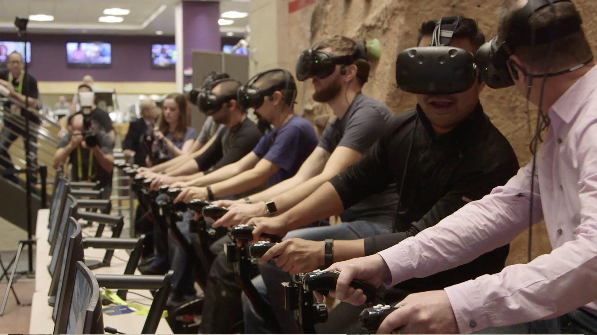 VirZOOM 要打造 VR 健身房，让你在室内来一场激烈的自行车赛 | CES 2017 - 知乎