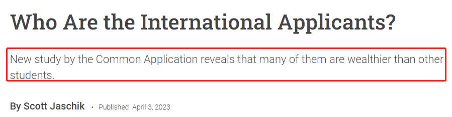 Common App揭露招生官眼中的国际生：财力雄厚、申请暴涨、热衷Top校... - 知乎