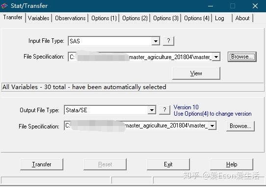 如何使用StatTransfer转换文件 - 知乎