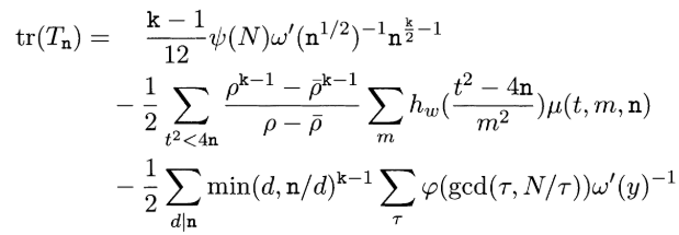 迹公式 Trace Formula (2) - 知乎