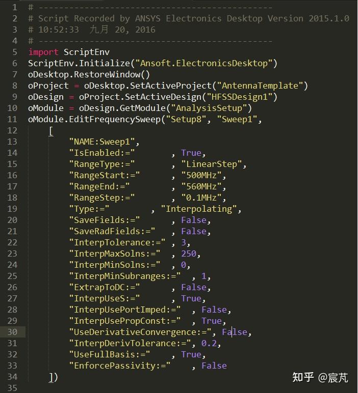 用python自动化仿真HFSS，超简易 - 知乎