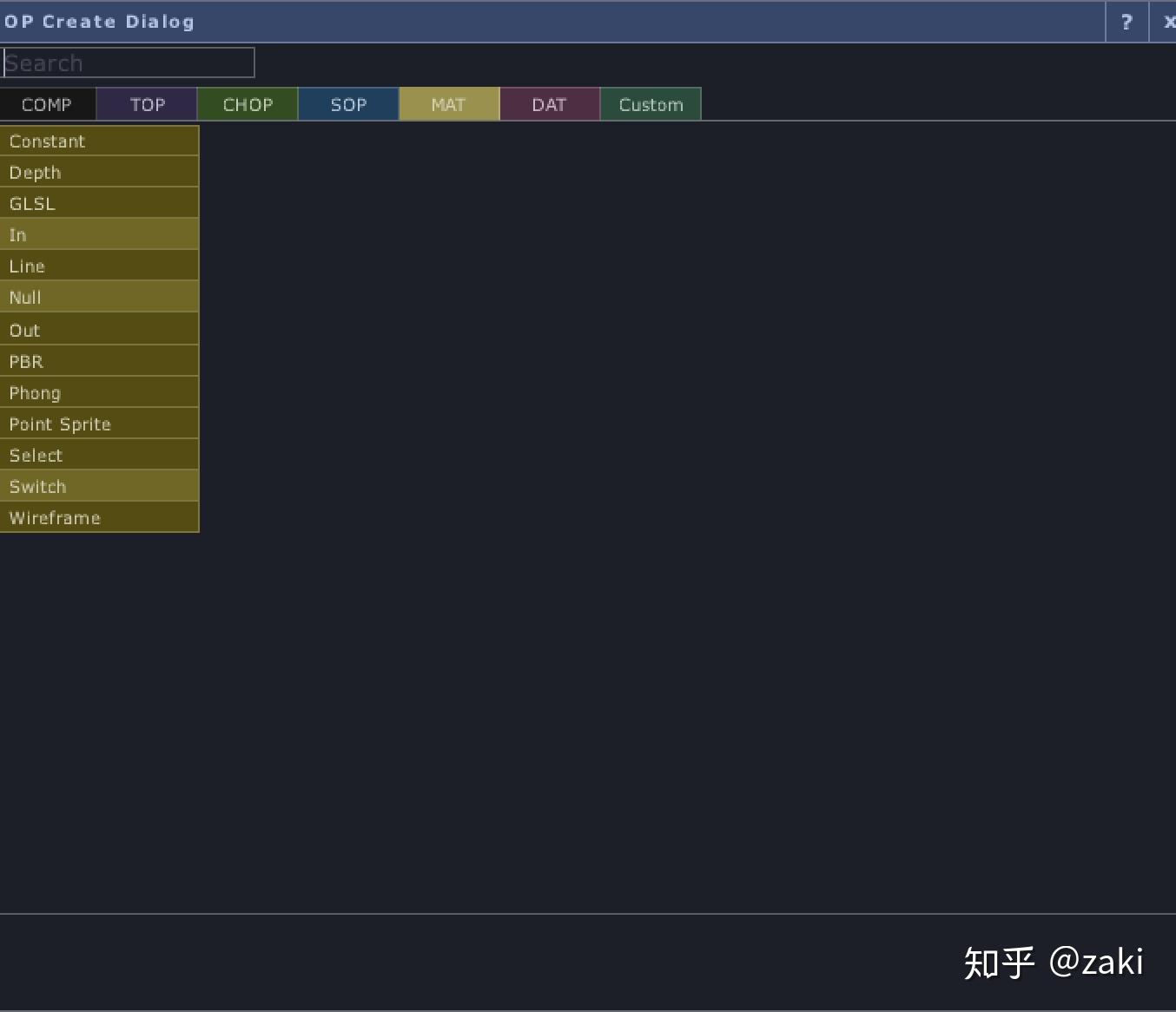 【TouchDesigner元件类型介绍】 - 知乎