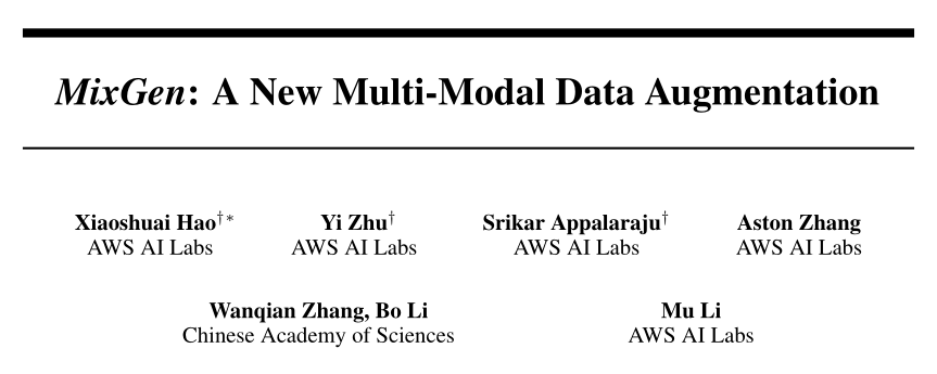 如何在多模态数据上进行数据增强？亚马逊李沐团队提出简单有效的MixGen，在多个多模态任务上显著提升性能！ - 知乎