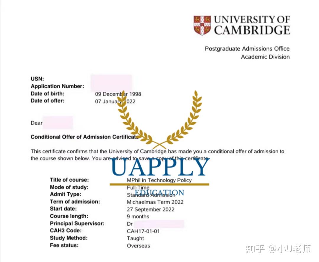 我的神出现了！收获两个剑桥offer，还用G5保底的学长请你不要低调！ - 知乎