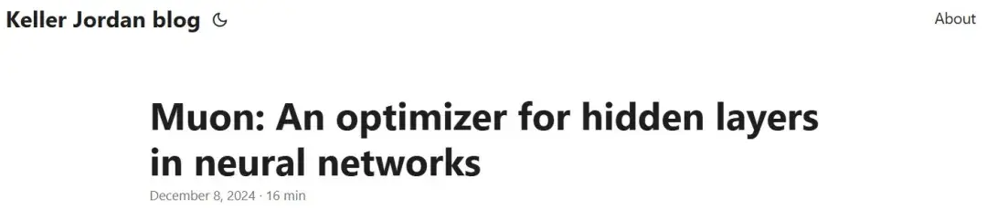 Muon作者仅用一篇博客，就被OpenAI看中了 - 知乎