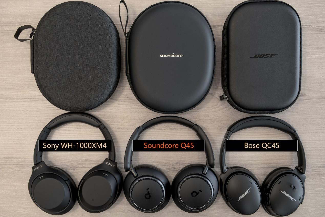 在音质、降噪和续航方面，声阔Q45和索尼XM4、Bose QC45各有什么优劣？ - 知乎