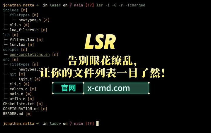 x-cmd install | lsr - 告别眼花缭乱，让你的文件列表一目了然！ - 知乎