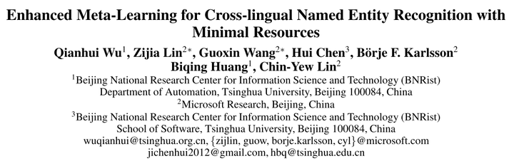 论文阅读|Enhanced Meta-Learning for Cross-lingual Named Entity Recognition with Minimal Resources - 知乎