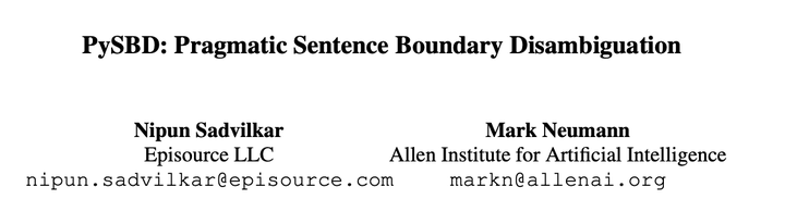[Paper-2] PySBD: 语用句子边界消歧 - 知乎