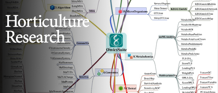 Hortic Res | 厦门大学游伟伟团队开发定制流程化的多组学大数据分析与可视化套件OmicsSuite - 知乎