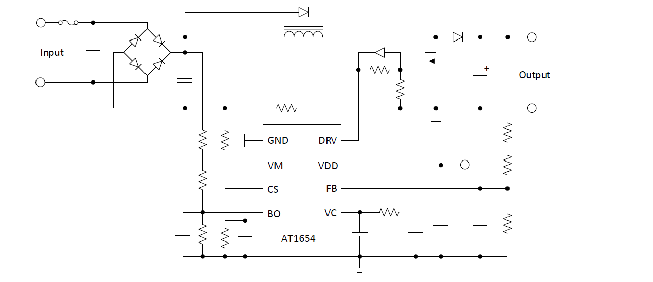 国产CCM模式PFC芯片，脚位兼容替代NCP1654,500-2KW电源PFC芯片--AT1654 - 知乎