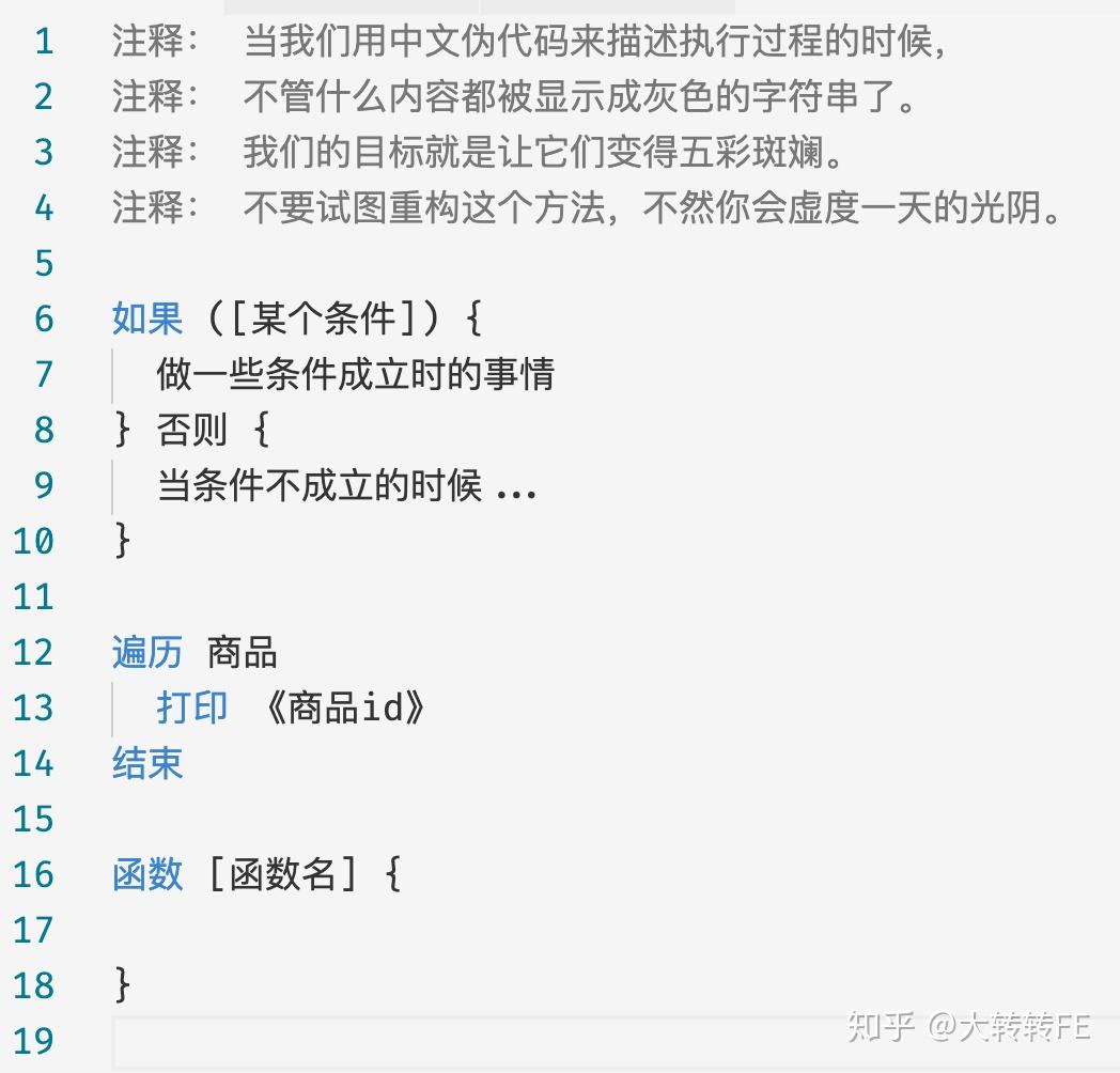 教你用VS Code插件实现一段五彩斑斓的伪代码 - 知乎