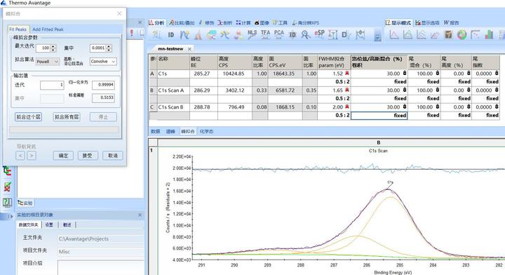 avantage单峰拟合的基本操作 - 知乎