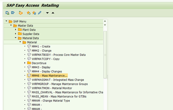 SAP RETAIL 使用MM41创建的物料不能使用MMSC扩展其存储地点 - 知乎