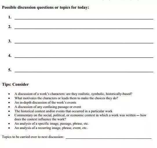 阅读课试一试Literature Circle - 知乎