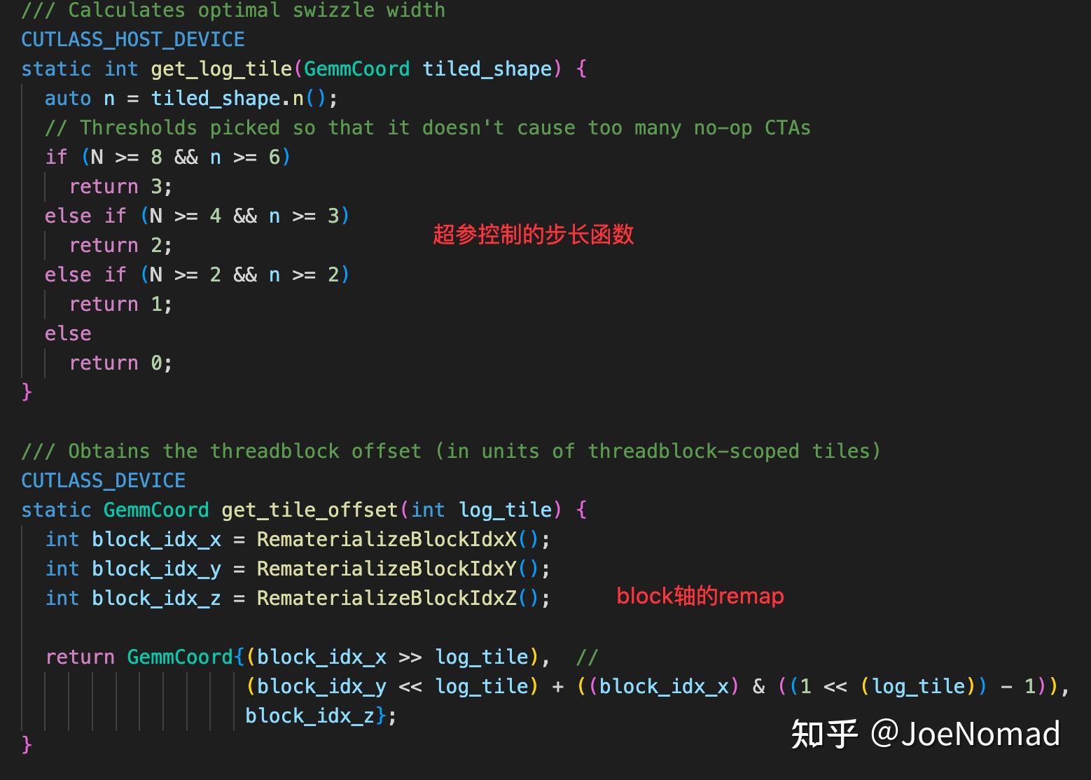 [深入分析CUTLASS系列] 0x02 cutlass 源码分析(一) --- block swizzle 和 tile iterator ...