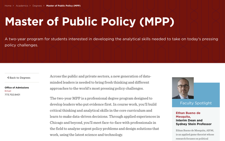 24FALL美研捷报 | 芝加哥大学王牌专业MPP公共政策硕士offer到！ - 知乎