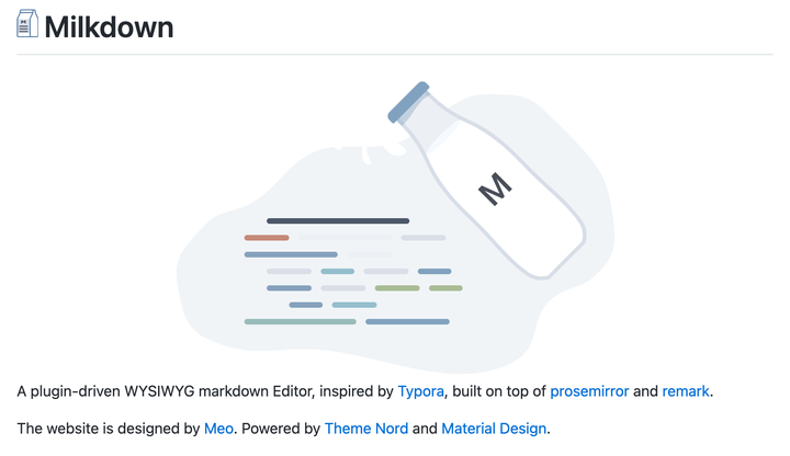 📝 Milkdown: 全新的所见即所得的 Markdown 编辑器 - 知乎