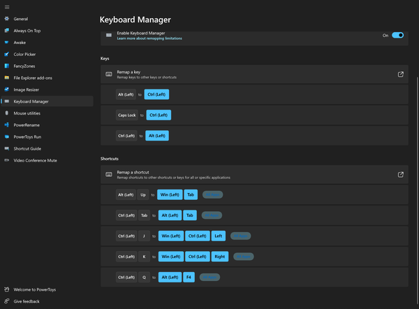 利用windows PowerToys 统一mac和windows的快捷键体验 - 知乎