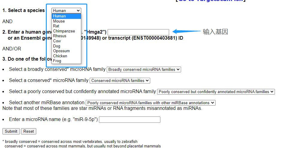 TargetScan：miRNA靶基因数据库 - 知乎