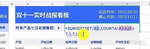 E29：动态区域求和 OFFSET函数 - 知乎
