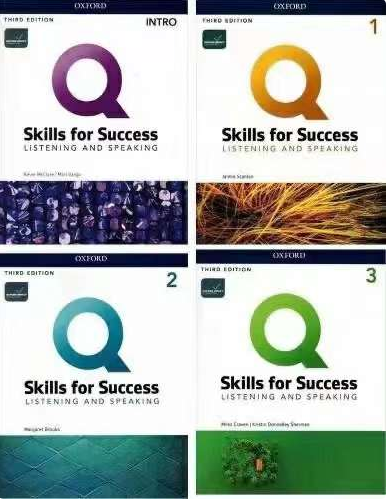 Q:Skills for Success listening and speaking 第三版intro, 1,2,3 共四级别学生书+教师书 ...