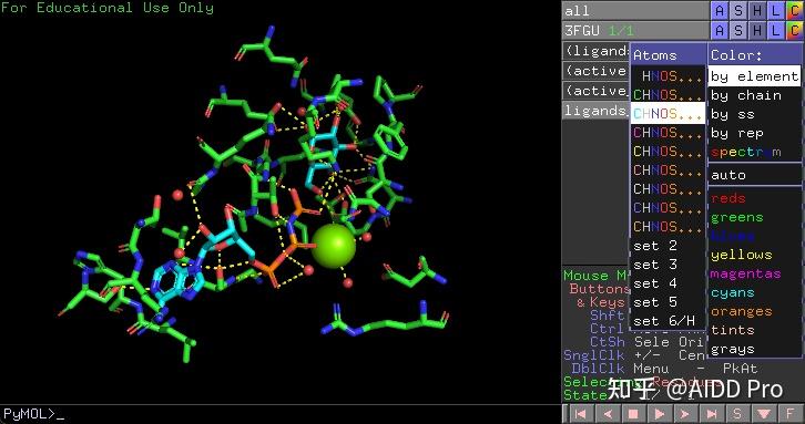 PyMOL绘图实例【03】酶活性位点的展示 - 知乎