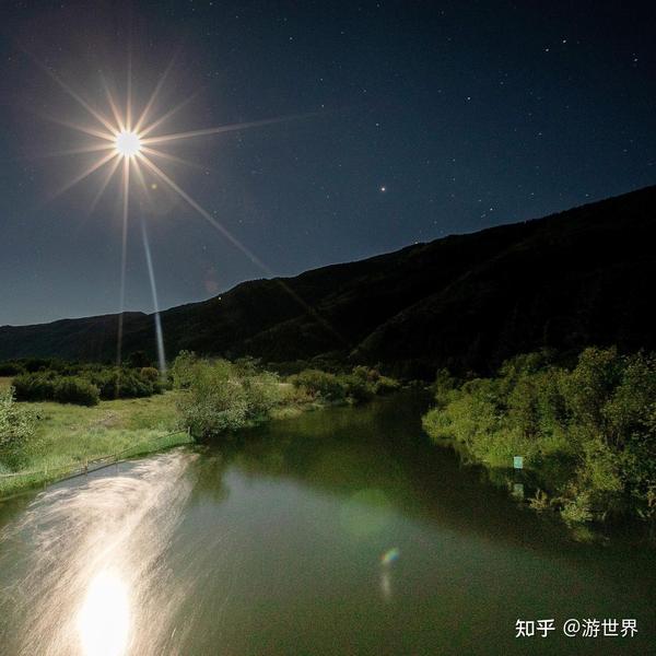 夜色唯美,来美国阿斯本赏迷人圆月 知乎