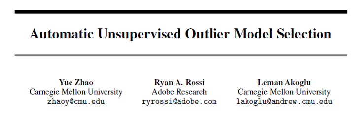[论文阅读]无监督异常检测场景下如何自动选择模型？ - 知乎