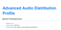 支持空间音频的经典蓝牙音频技术规范A2DP v1.4介绍 - 知乎