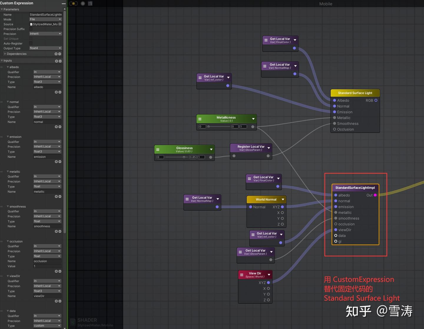 Unity ASE surface shader 光照算法自定义方案 - 知乎