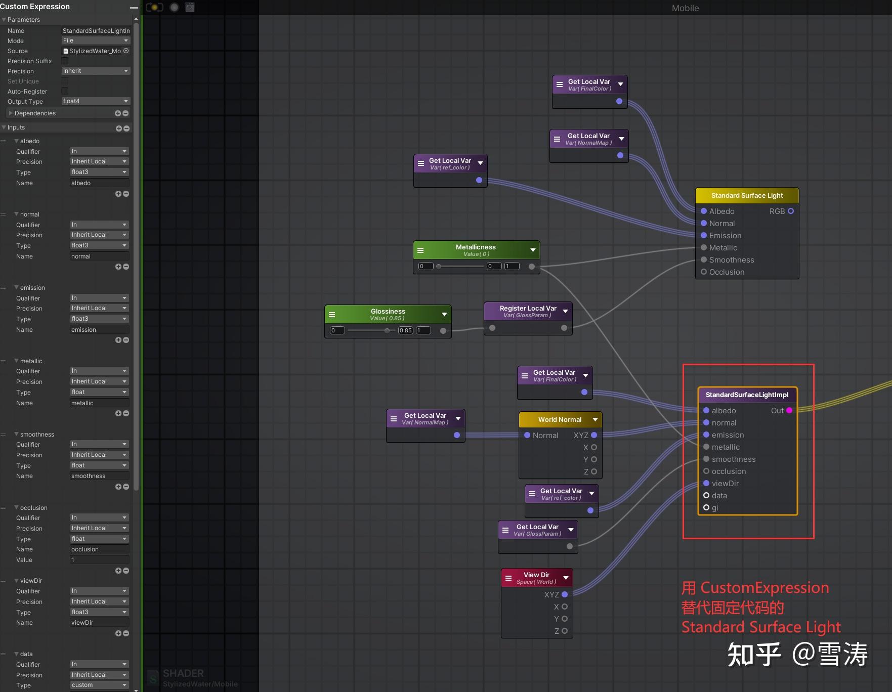 Unity ASE surface shader 光照算法自定义方案 - 知乎
