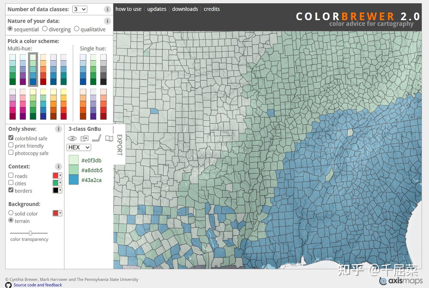 干货分享：配色秘籍之ColorBrewe - 知乎