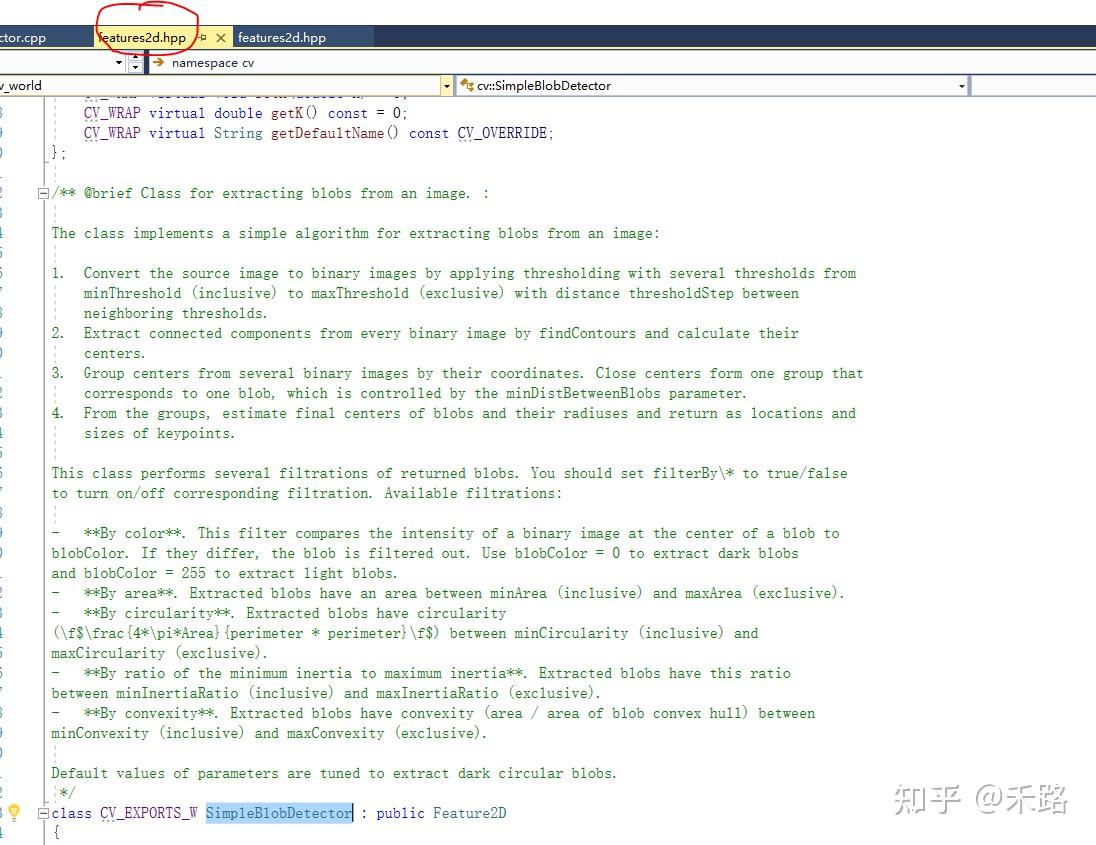 浅析OpenCV中的BlobDetector - 知乎